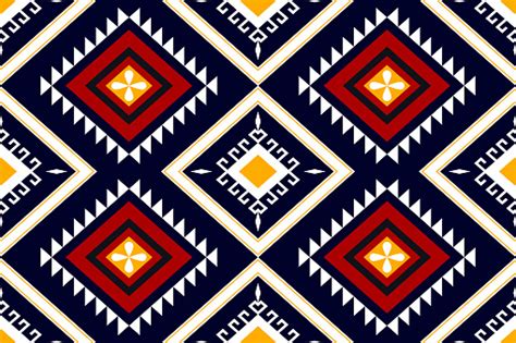 기하학적 디자인 패브릭 패턴 이음새가 없는 벽지 의류 카펫 섬유 원사 및 숄 아시아 인도인 추상 배경입니다 0명에 대한 스톡 벡터 아트 및 기타 이미지 Istock