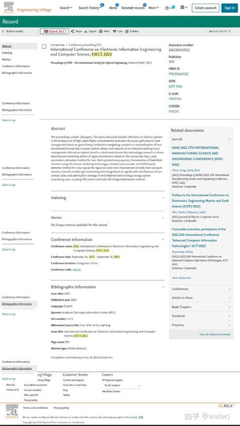 【ieee独立出版 往届均完成检索】 2023年第三届电子信息工程与计算机科学国际会议（eiecs 2023）火热征稿中 知乎