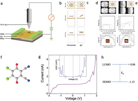 A Schematic Diagram Of The Scanning Process In Stm The Blue Ellipse