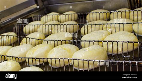 Preparation Of Donuts Stock Photo Alamy