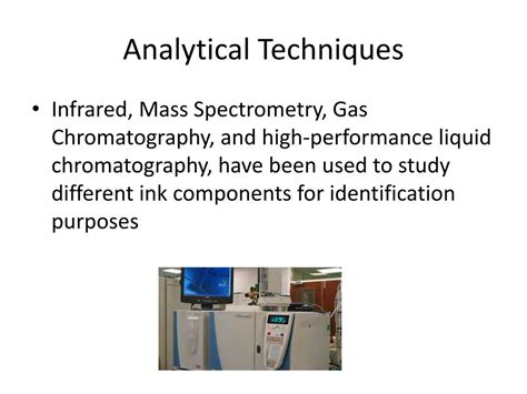 Ppt Forensic Analysis Of Pens And Inks Powerpoint Presentation Id2249543
