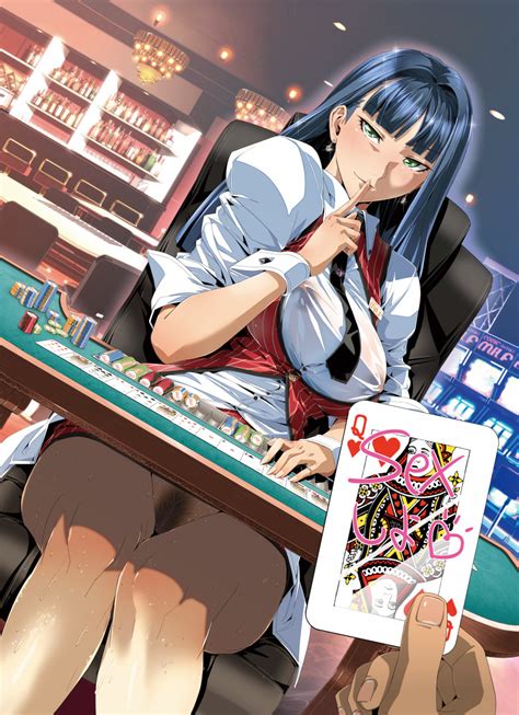 rule 34 1girls alcohol ambiguous gender bangs bar black neckwear blue