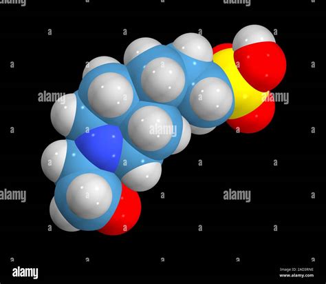 Epps Molecule Computer Illustration Showing The Structure Of An Epps Hepps Molecule This
