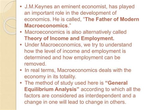 unit 1 introduction macroeconomics ppt economy business and finance