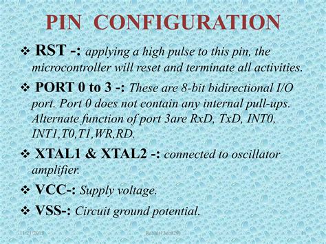 8051 Microcontroller Ppt Pptx