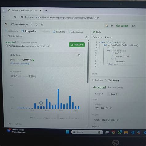 Solved Another Leetcode Problem With Python On Day 2 Of My Dsa Journey Suneetha Vemagiri