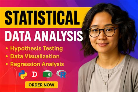 perform statistical data analysis with python spss r and excel by