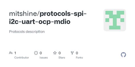 Protocols Spi I2c Uart Ocp Mdio I2C Pdf At Main Mitshine Protocols