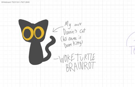 His Name Is Doom Kitty And He Is My Human Au Donnies Little Cat Hes Just A Silly Little Black