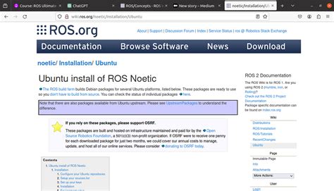 Lesson 2 Installing And Path Setup For Ros In Ubuntu 20 04 Getting Started With Ros Noetic