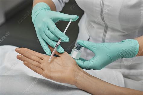 Hyperhidrosis Injections Stock Image F0366124 Science Photo Library