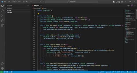 Atharva Tirkhunde On Linkedin Codsoft Codesoftinternship Internship Courseregistrationsystem