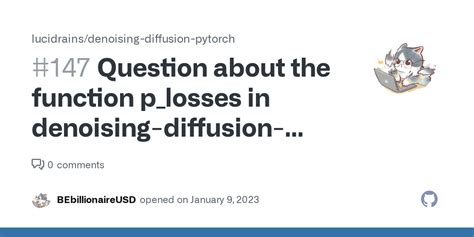 Question About The Function Plosses In Denoising Diffusion Pytorch