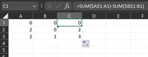 Is There A Way With Excel Formulas To Sum Up A Column With The Values