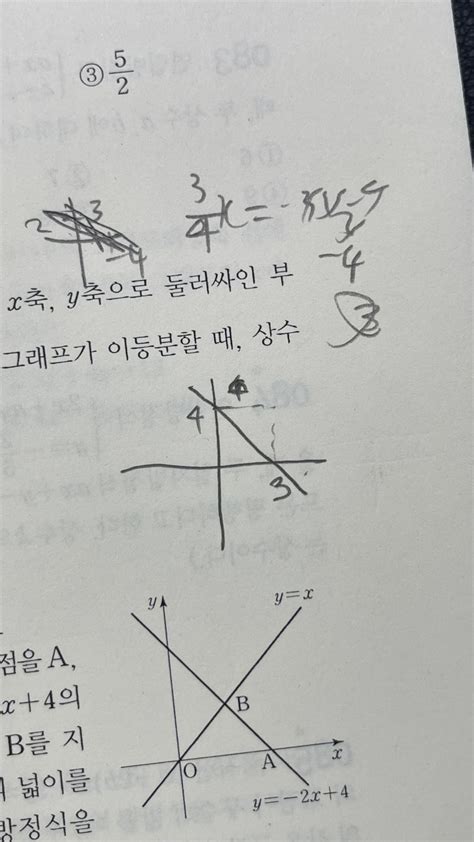 일차함수 그래프가 이렇게 있을 때 좌 지식in