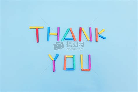 彩色粉笔组成的谢谢你高清图片下载 正版图片500558522 摄图网