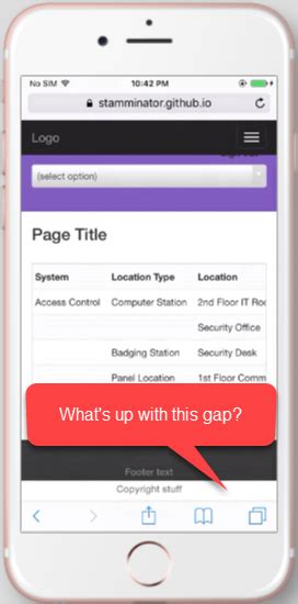 Html How Do I Fix The Gap In My Sites Footer Tag When Viewed On Ios
