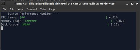 Linux Headers — Building A System Performance Monitor In C With Real Time Progress Bars By