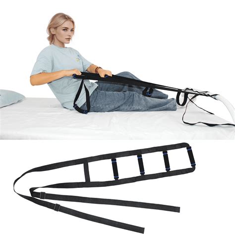 Leetye Mei Bed Ladder Assist Pull Up Straps Elderly 4 Handle Grips Bed Rail Rope Portable Rope