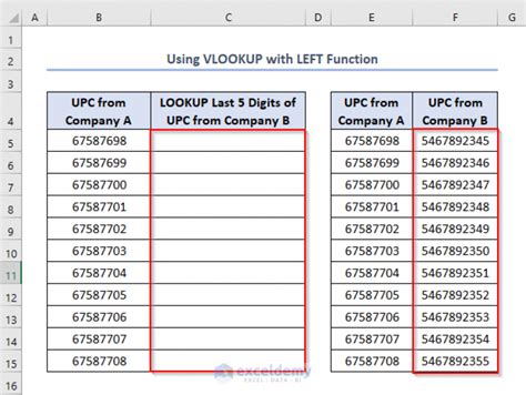 How To Vlookup Partial Match For First 5 Characters In Excel
