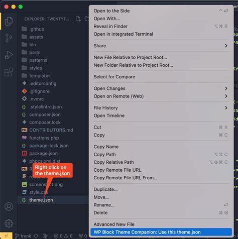 Github Ediamin Wp Block Theme Companion A Vscode Extension For Wordpress Block Theme Development