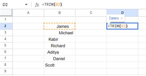 Trim Function In Excel