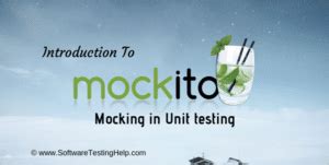 Mockito Tutorial Mockito Framework For Mocking In Unit Testing