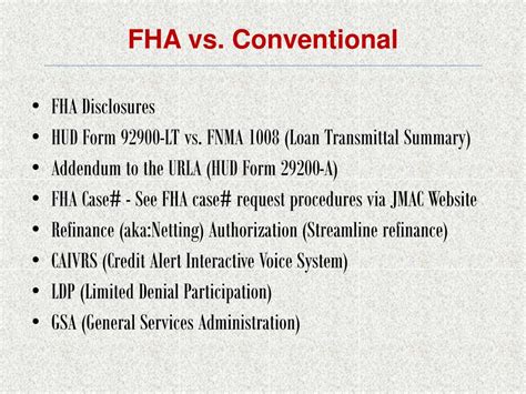 Ppt Fha Training Understanding And Completing Fha Forms And Disclosures July 20 2011 Presented