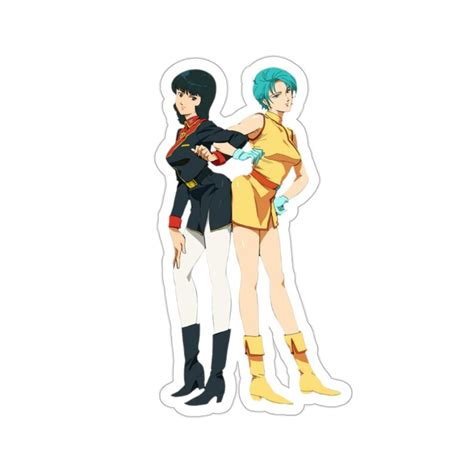 Four Murasame And Fa Yuiry Gundam Waterproof Sticker Anime Etsy