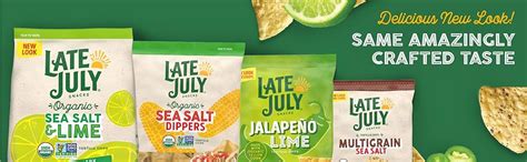 Late July Snacks Nacho Cheese Tortilla Chips 7 8 Oz Bag