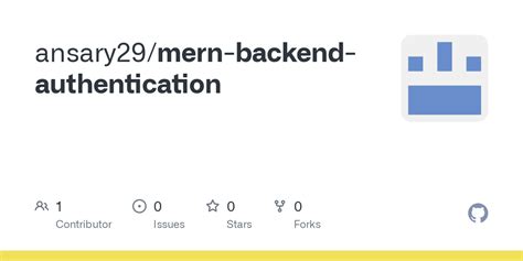 Github Ansary29mern Backend Authentication