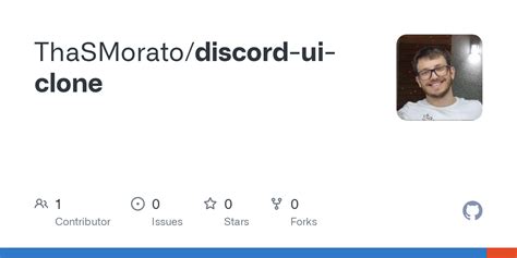 Github Thasmoratodiscord Ui Clone