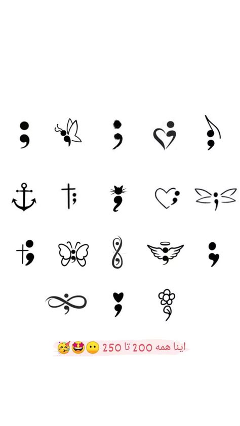 Semicolon Various Tattoo Artofit