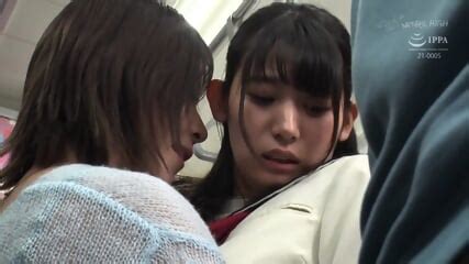 Lesbians Face To Face On The Train Waka Misono