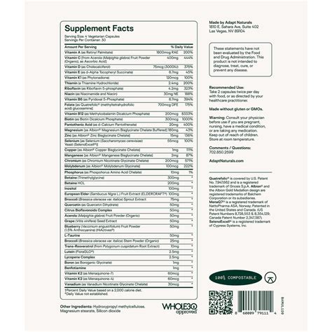 Thyroid Support Stack Adapt Naturals