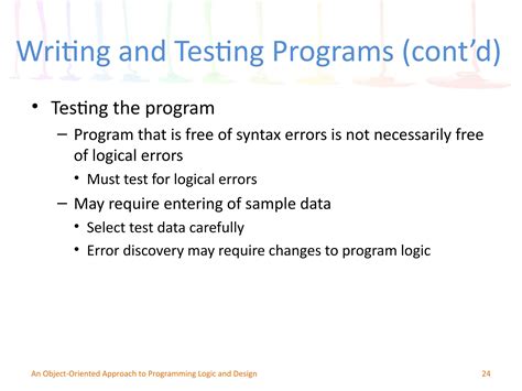 lecture 1 overview of computer programming ppt