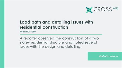 Load Path And Detailing Issues With Residential Construction CROSS