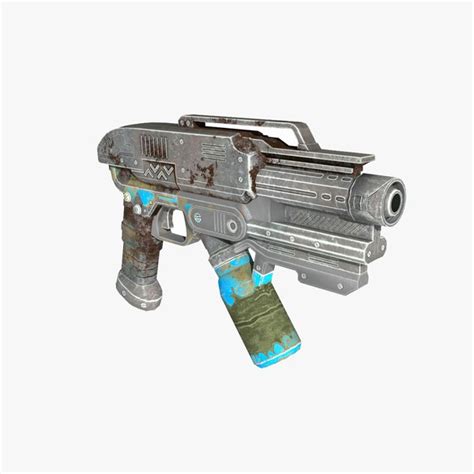 미래 공상 과학 레이저 총 3d 모델 Turbosquid 2220995