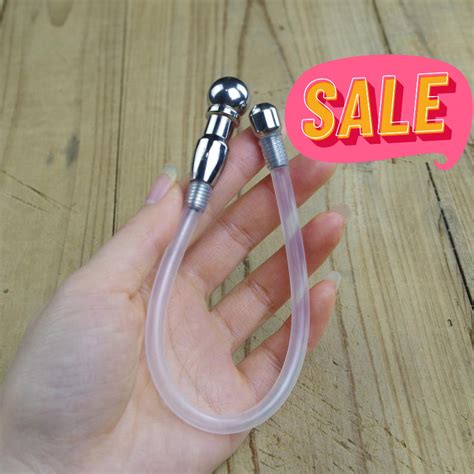 Silicone Male Tube Urethral Stretching Dilator Plug Soft Tube Chastity