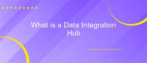 What Is A Data Integration Hub Apix Drive