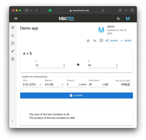 streamlit vs mecsimcalc mecsimcalc docs