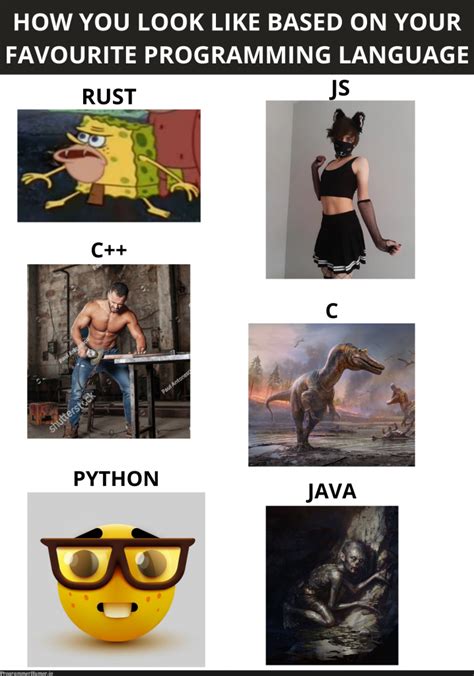 How You Look Like Based On Your Favourite Programming Language