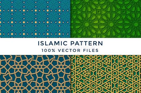 Islamic Pattern Vectors Illustration Stock Vector Illustration Of