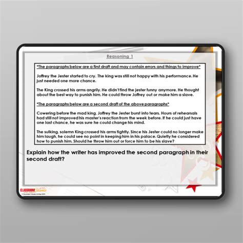 Year 6 Consolidating Redrafting Paragraphs Modelling Ppt Resource Classroom Secrets