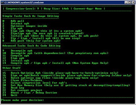 HOW TO COMPILE AND DECOMPILE AN APK Rooted Optimus One