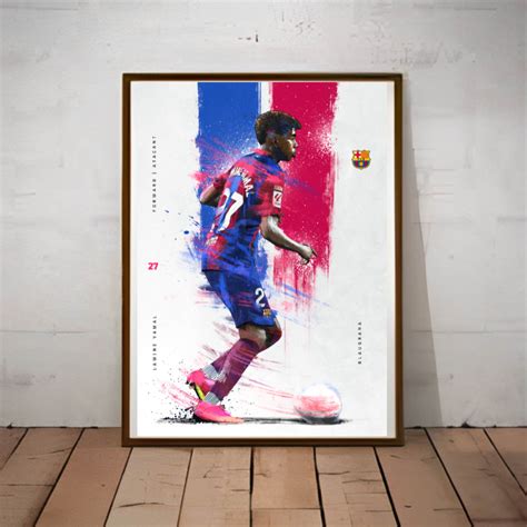 Lamine Yamal Football Poster Wall Art Home Decor Poster