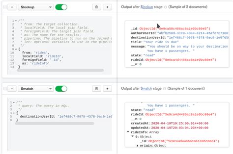 node js lookup not working in my node js as it was working in my compass test stack overflow