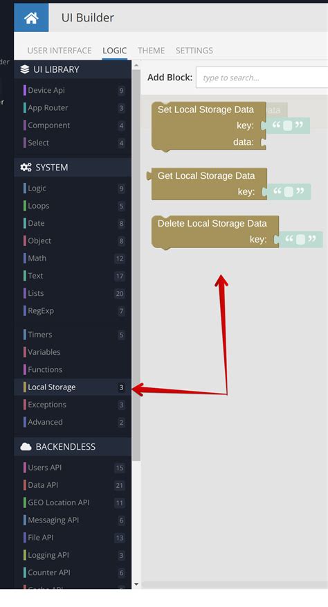 Manage Access Token Ui Builder Backendless Support