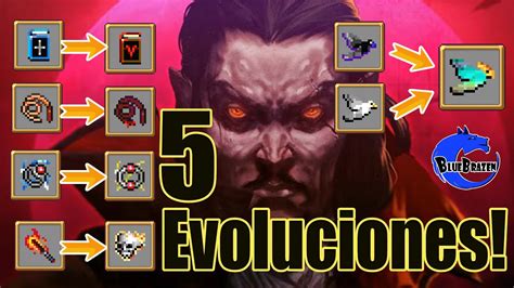 Vampire Survivors Tutorial En Español Con 5 Evoluciones En La Partida