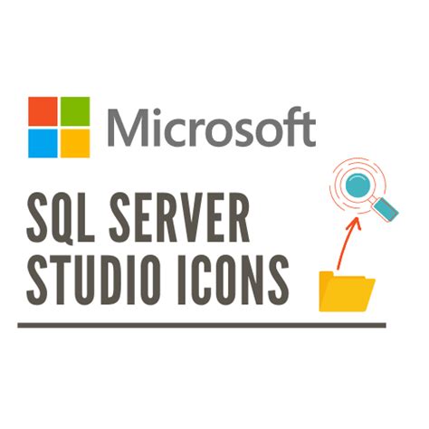 Where To Find SQL Server Management Studio Icons